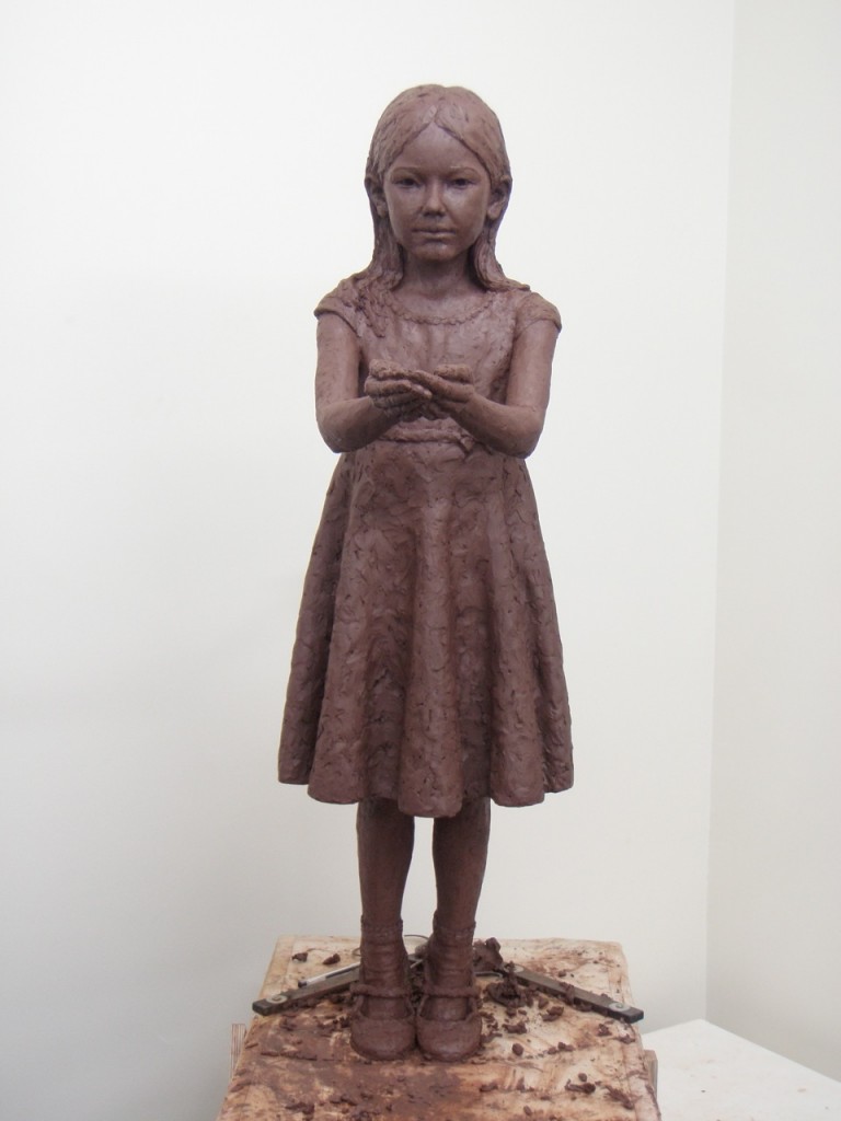 Final clay sculpture of Sadako – by Hazel Reeves | Hazel Reeves