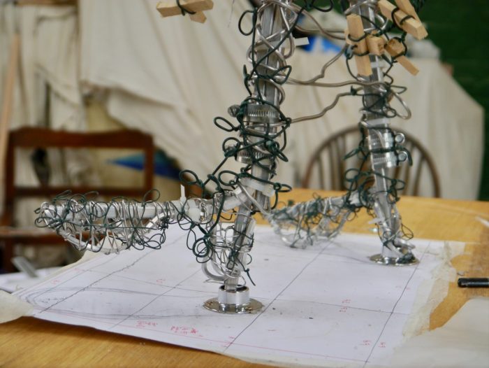 1910 Cracker Packer – foot armature | Hazel Reeves