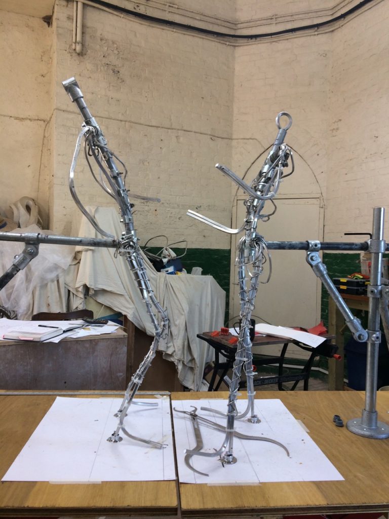 Cracker Packers armatures – early stages | Hazel Reeves